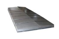 China Silver Ozone Steel Telescopic Cover with 1Cr13/2Cr13 Steel Plate and Multiple Installation Options for Industrial Machinery for sale
