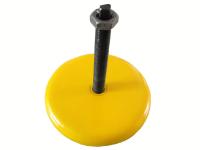 China Yellow Iron Anti-Vibration Leveling Pads Machine Mount - Adjustable 50-80mm Base, 600-1000KG Load Capacity for sale