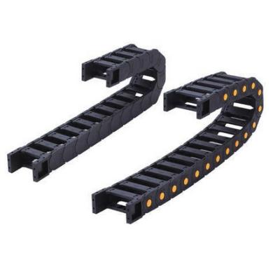China PA66 Plastic CNC Machine Wire Drag Chain with High Abrasion Resistance and Flame Retardant Properties for Industrial Cable Management for sale