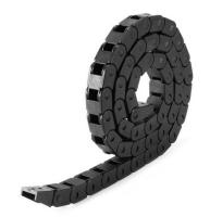 China Black Nylon Energy Chain Cable Carrier 7x7mm to 10x30mm Sizes for CNC Router Mill Machines for sale