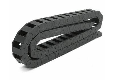 China PA66 Plastic Cable Carrier Chain 15x30mm Flexible Open Type for 3D Printers & CNC Machines for sale