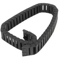 China 15x40mm Nylon Cable Drag Chain 1M Length High Speed CNC Router Wire Carrier for sale