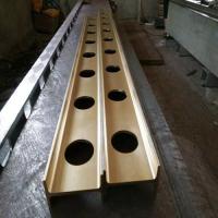 China Aluminum Magnesium Alloy Flat Leveling Ruler 2000x100x40 mm with 110 kg/mm² Yield Strength for sale