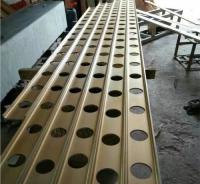 China Aluminum Magnesium Alloy Flat Leveling Ruler 2000x100x40 mm with 110 kg/mm² Yield Strength for sale