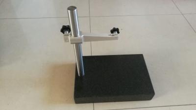 China High Hardness Granite Comparator Stand 200x200mm with 0.005'' Flatness and Micro Screw Fingertip Control for sale