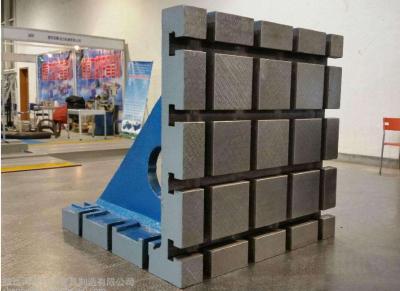 China T-Slots Cast Iron Angle Plate 200x200mm to 800x600mm with Grade 1-3 Precision for Industrial Measurement for sale
