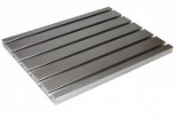 China C45 Steel 8020 T-Slot Plate 800mm x 200mm x 20mm with 50mm Slot Spacing and ±0.01mm Flatness Tolerance for sale