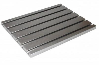 China C45 Steel 8020 T-Slot Plate 800mm x 200mm x 20mm with 50mm Slot Spacing and ±0.01mm Flatness Tolerance for sale