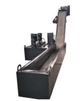 China Standard Magnetic Metal Chip Conveyor 150-600mm Width with 1.2-1.4m/min Speed for CNC Machines for sale