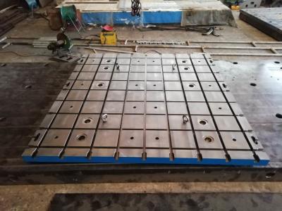 China Cast Iron Bed Plate with T Slot and Hole HB170 Custom Size for Precision Measurement for sale