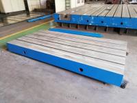 China Cast Iron T-Slot Floor Plate 2000x2000mm with 160 BHN Hardness for Precision Machining and Assembly for sale