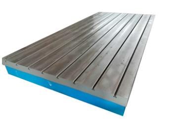 China 1000x750mm Cast Iron Inspection Table with T-Slot | Grade 2 36μm Flatness | HT200-300 Material for sale