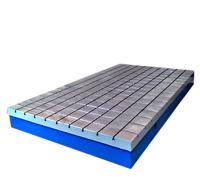 China Ra3.2 Crossed T-Slot Cast Iron Surface Plate - Precision Grade 1-3 with 400mm to 8000mm Sizes for sale