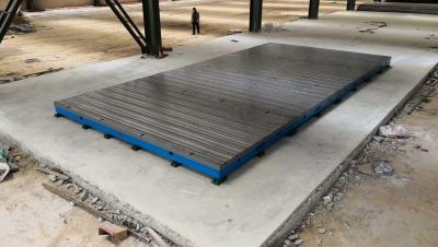 China Hollow Surface 2 Grade Cast Iron T Slot Table Machine Test Plate for sale