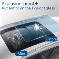 China 99% Heat Rejection UV Blocking Light Blue Car Sunroof Window Film TPU Panoramic Skylight Protection Film for sale