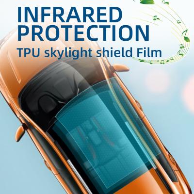 China Universal Sunroof Automotive Factory Sunscreen Self Adhesive Glass Car Panoramic Sunroof Sky Film for sale
