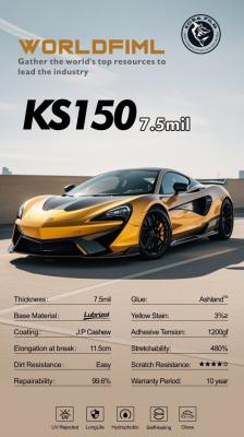 China 7.5mil  Clear TPU Paint Protection Film Self Healing Car Wrap for sale