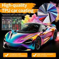 China Color TPU Paint Protection Film Scratch Masking Repositionable PPF with Batch Color Consistency Long-Term Removability for sale