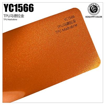 China Protective Color TPU PPF Stain Chemical Resistant Sound Dampening Car Wrap Film 1.52x15m 6.5mil for sale
