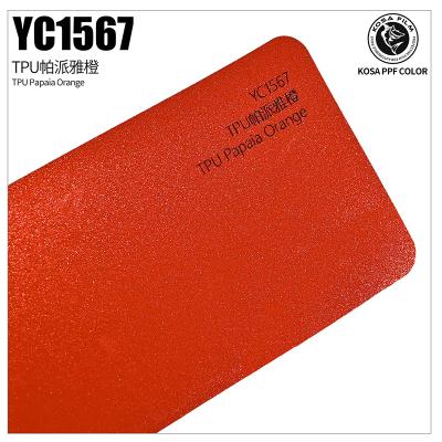 China High-Gloss Color TPU PPF Self-Healing Color-Changing Glossy Car Wrap Film 1.52x17m 7.5mil for sale