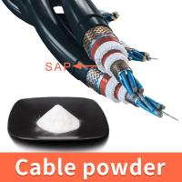 China Structural Stability Cable Water Blocking Powder 9003-04-7 Water Blocking Gel for sale