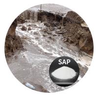 China Safe Industrial Super Absorbent Polymer for Rapid Liquid Absorption and Stable Gel Formation in Sludge Treatment for sale