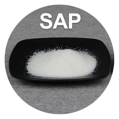 China Industrial Sodium Polyacrylate SAP Super Absorbent Polymer with Adjustable Absorption Rate, High Gel Strength, and Non-Flammable Properties for sale