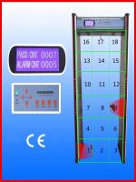 China Walk-through Metal Detector，Door frame metal detector, JLS-8018(18 Zones&LCD display) for sale