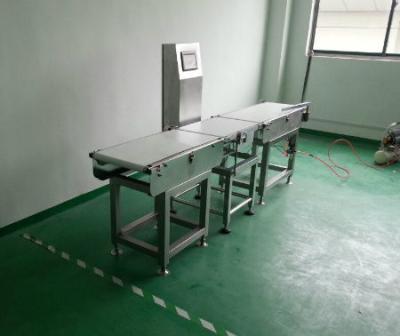 China High Speed Auto Conveyor Check Weigher for Weight Less 5000g products weight sorting process for sale
