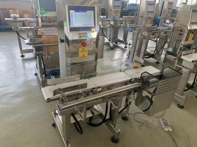 China High Speed Conveyor CheckWeigher for products weight sorting process  automatically for sale