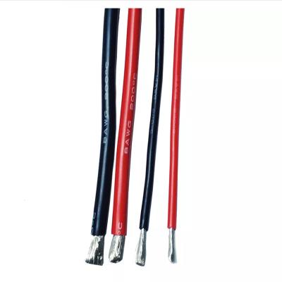 China Copper 8 AWG Flexible Silicone Cable 1650/0.08 600V 200 Degree for sale