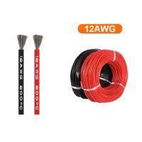 China 12 AWG Flexible Silicone Cable 600V 200C 680/0.08 Tinned Copper Wire 4.5mm for sale