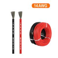 China Multicolor 14AWG Flexible Silicone Cable Tinned Copper Practical for sale