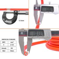 China Heat Resistant Soft Flexible Silicone Cable 4 AWG Multipurpose for sale