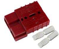 China Anderson SB50 50A 600V Forklift Battery Charger Connector Plug Red Powerpole Housing 6 AWG for sale