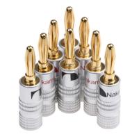 China 24K Gold Plated Nakamichi Speaker Connectors , Practical Nakamichi BFA Banana Plugs for sale
