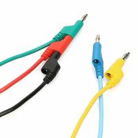 China 1000V Banana Plug Multimeter Test Leads Multicolor Tinned Copper for sale