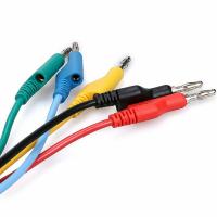 China 1000V Banana Plug Multimeter Test Leads Multicolor Tinned Copper for sale