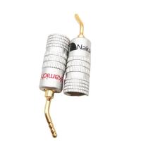 China Copper Male Pin Nakamichi Banana Plugs Multipurpose Gold Plated for sale