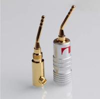 China Copper Male Pin Nakamichi Banana Plugs Multipurpose Gold Plated for sale