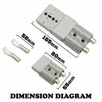 China Gray Red SB120 Anderson Powerpole Connector 120A 600V for Solar Panel Battery for sale