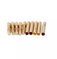 China 3mm Gold Bullet Banana Plug Connectors 80A 60A Durable for RC Car Lipo Battery for sale
