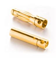 China 3mm Gold Bullet Banana Plug Connectors 80A 60A Durable for RC Car Lipo Battery for sale