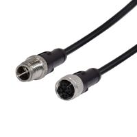 China IP67 M12 8 Pin Wire Harness 1.5A 30V Sensor Actuator Connector for sale