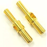 China Beryllium Copper RC Banana Plug 4mm 5mm Male Bullet Connector Gold Plated for sale
