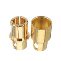 China Practical ESC Gold Bullet Connector , Copper Banana Clip Connectors for sale