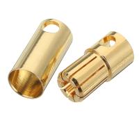 China Practical ESC Gold Bullet Connector , Copper Banana Clip Connectors for sale