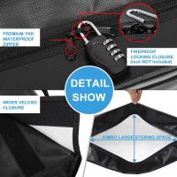 China Silicone Coated Lipo Safe Bag Fireproof Waterproof Practical For Money for sale