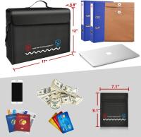 China Silicone Coated Lipo Safe Bag Fireproof Waterproof Practical For Money for sale