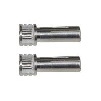 China Flat Top 5mm Gold Plated Bullet Connectors Brass Speaker Banana Plugs 21mm for sale